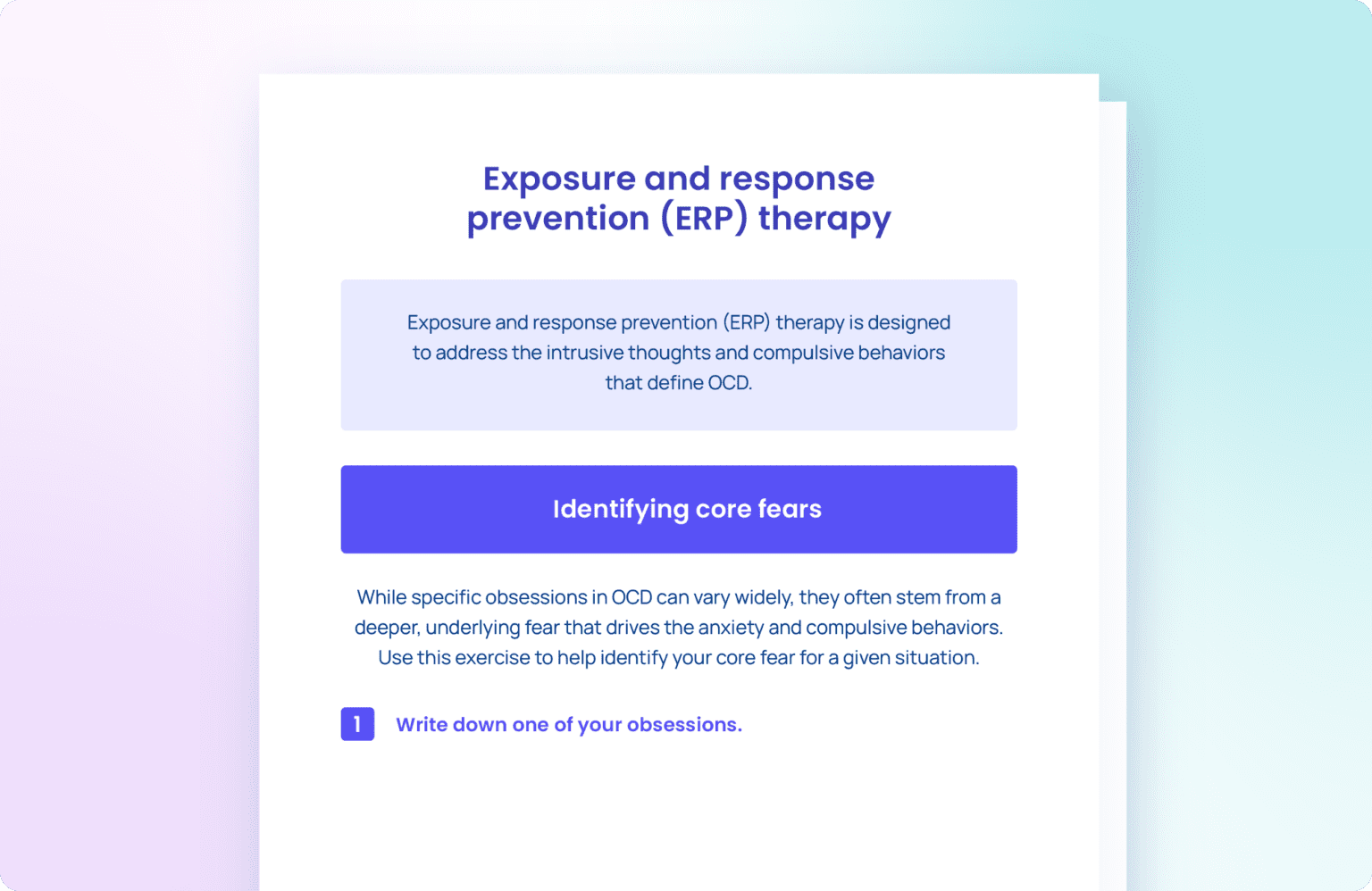 8 free therapy worksheets to support your mental health