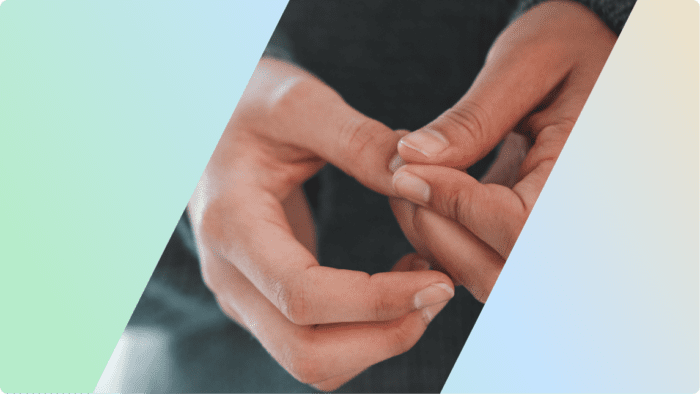 Fidgeting hands store