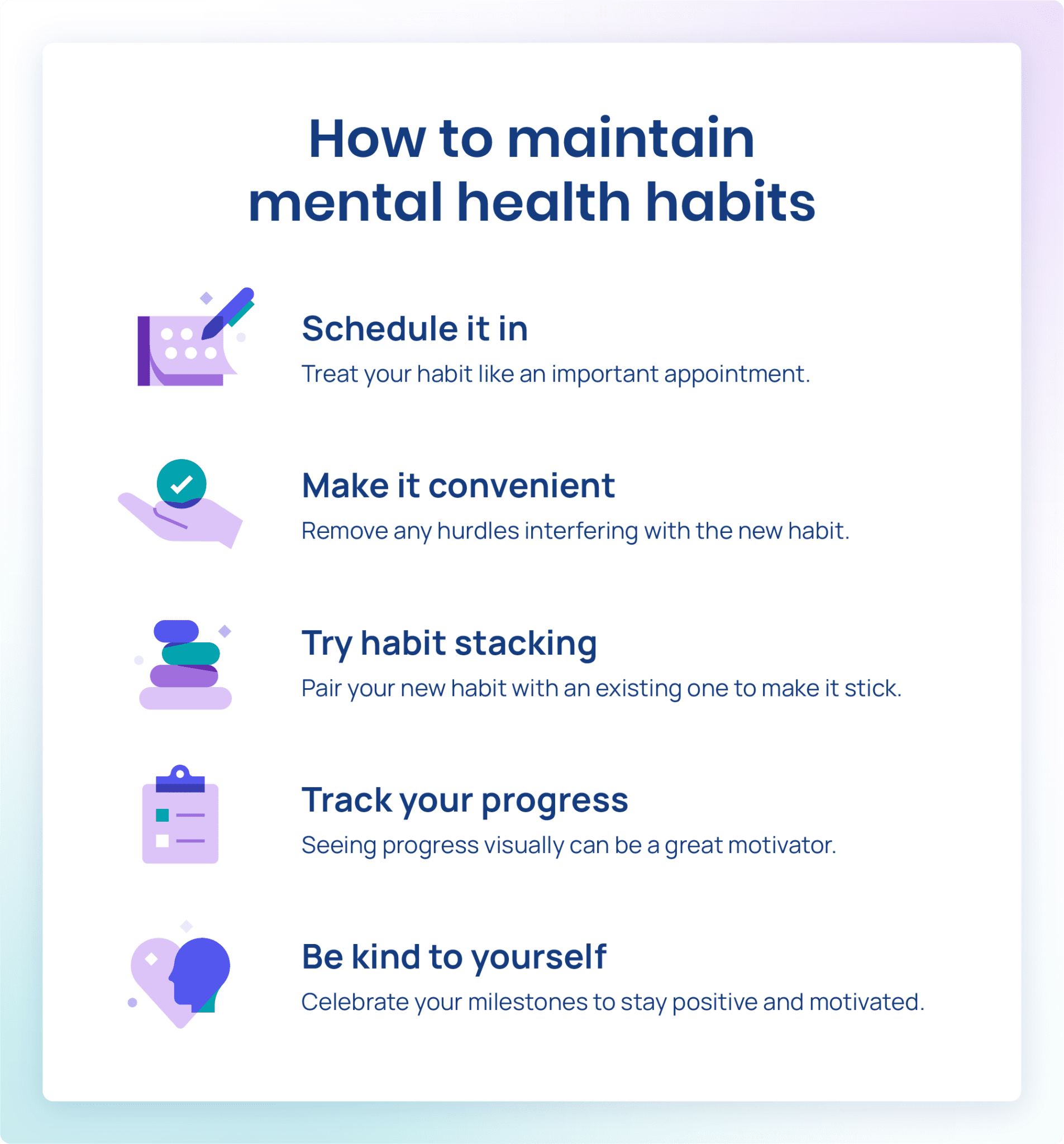 11 healthy mental health habits to calm your mind | NOCD