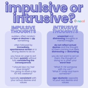 Impulsive vs intrusive thoughts: What’s the difference?